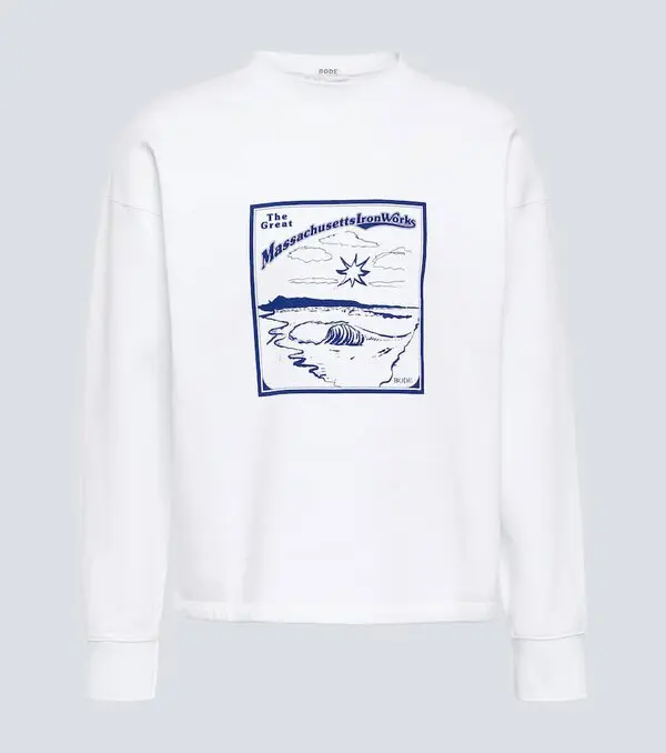 BODE Ironworks Cotton Jersey Sweatshirt