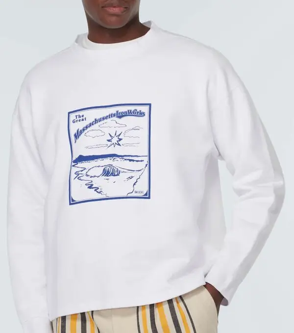 BODE Ironworks Cotton Jersey Sweatshirt
