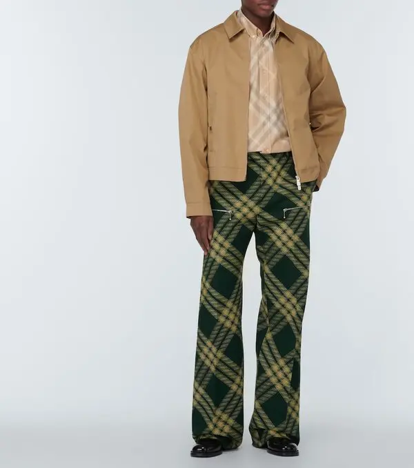 Burberry Check Cotton Shirt - Beige