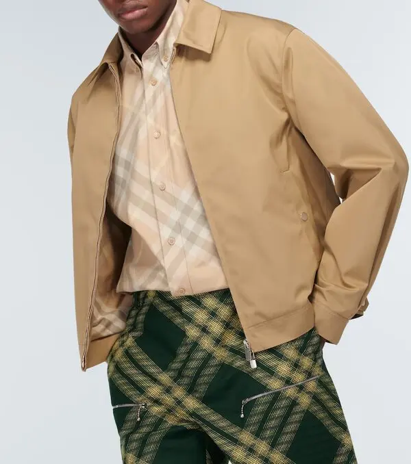 Burberry Check Cotton Shirt - Beige