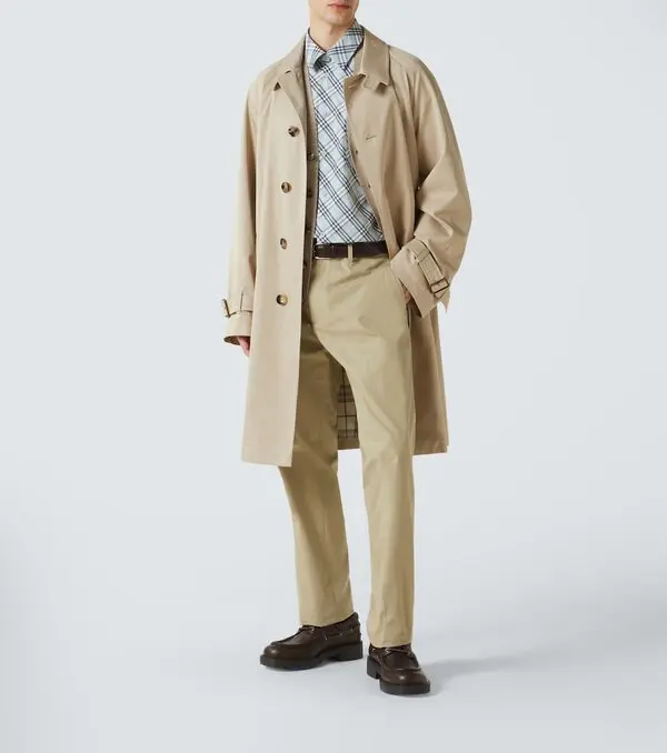 Burberry Check Cotton Shirt - Blue