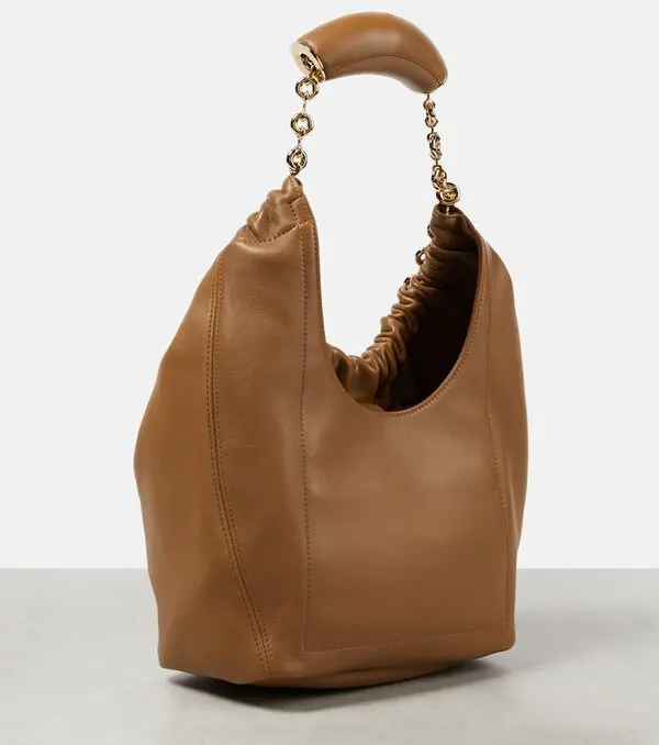 Loewe Squeeze Small Shoulder Bag - Brown