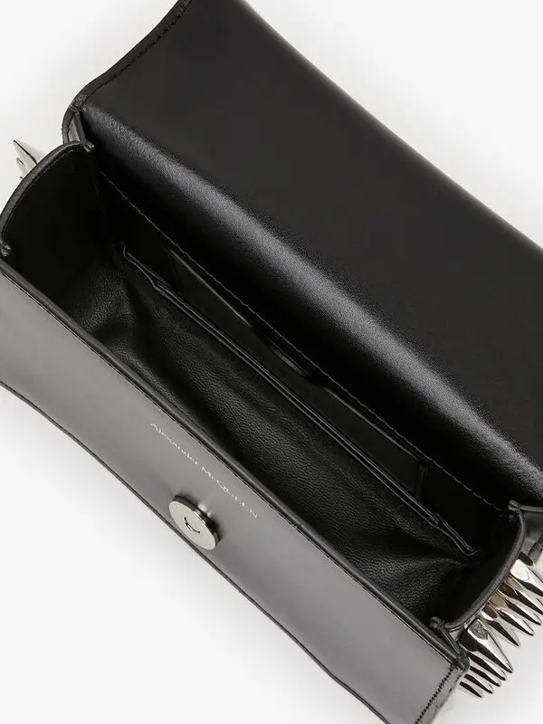 Alexander McQueen The Biker Studded Mini Jewelled Satchel