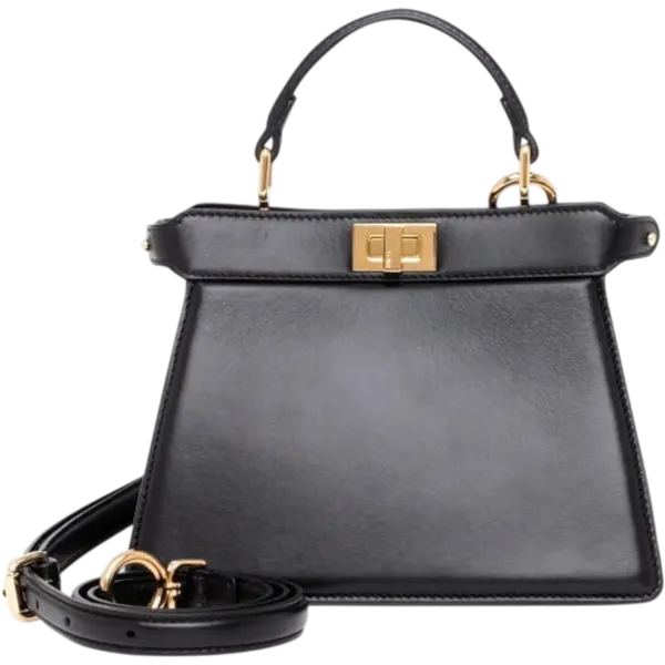 Fendi Peekaboo Iseeu Petite Bag - Black