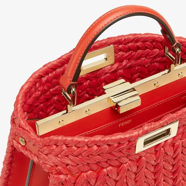 Fendi Peekaboo Iseeu Bag - Red