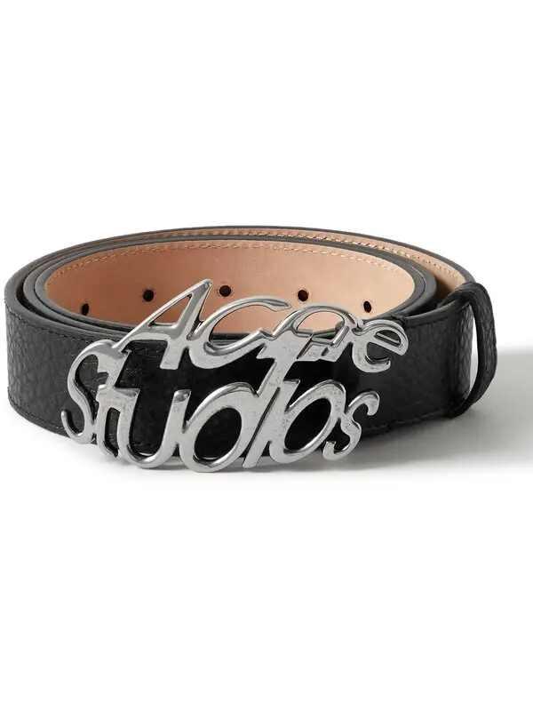 Acne Studios 3cm Full-grain Leather Belt