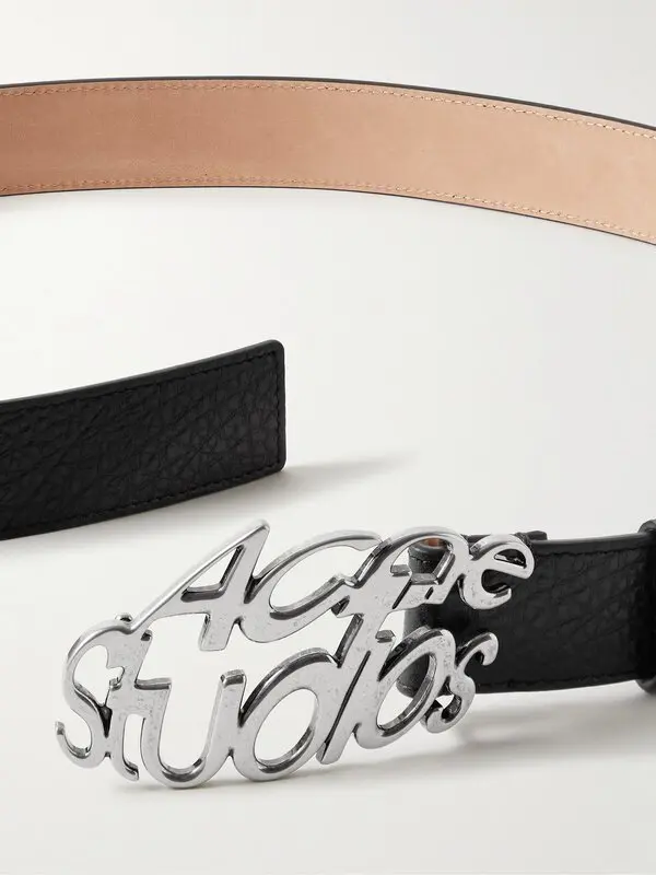 Acne Studios 3cm Full-grain Leather Belt