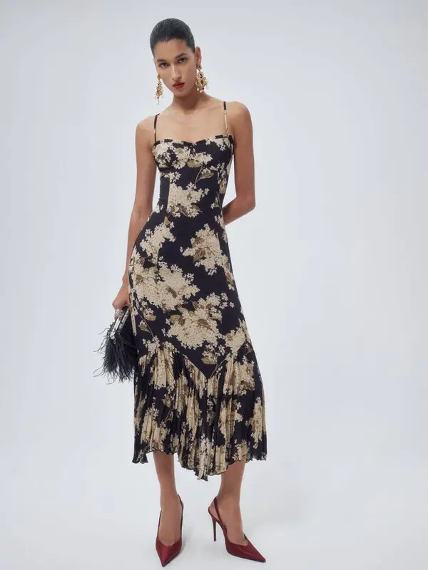 REFORMATION Aiko Midi Dress - Multi