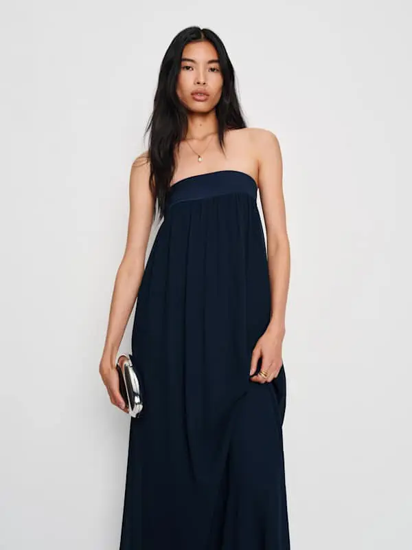 REFORMATION Maribelle Strapless Maxi Dress