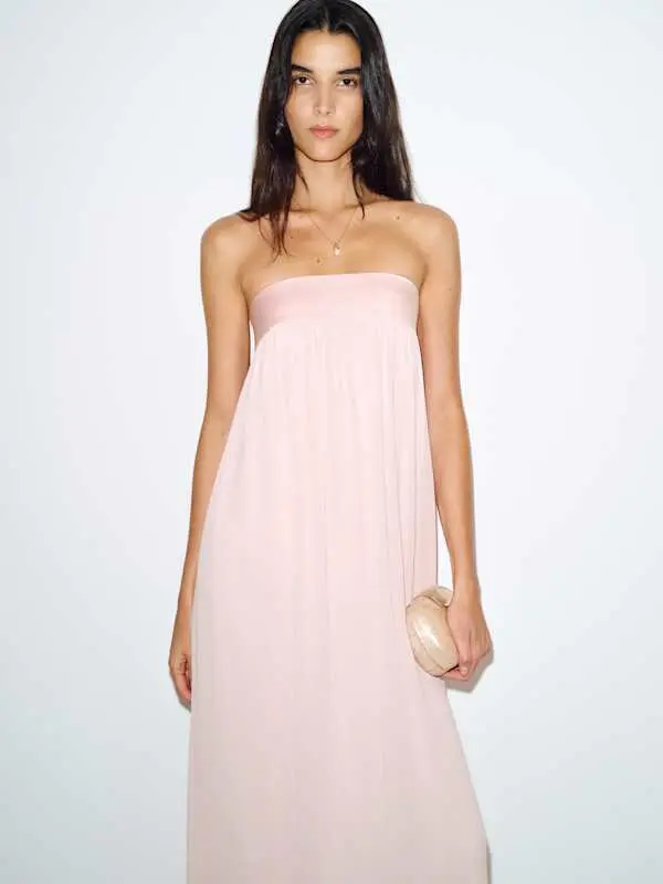 REFORMATION Maribelle Strapless Maxi Dress