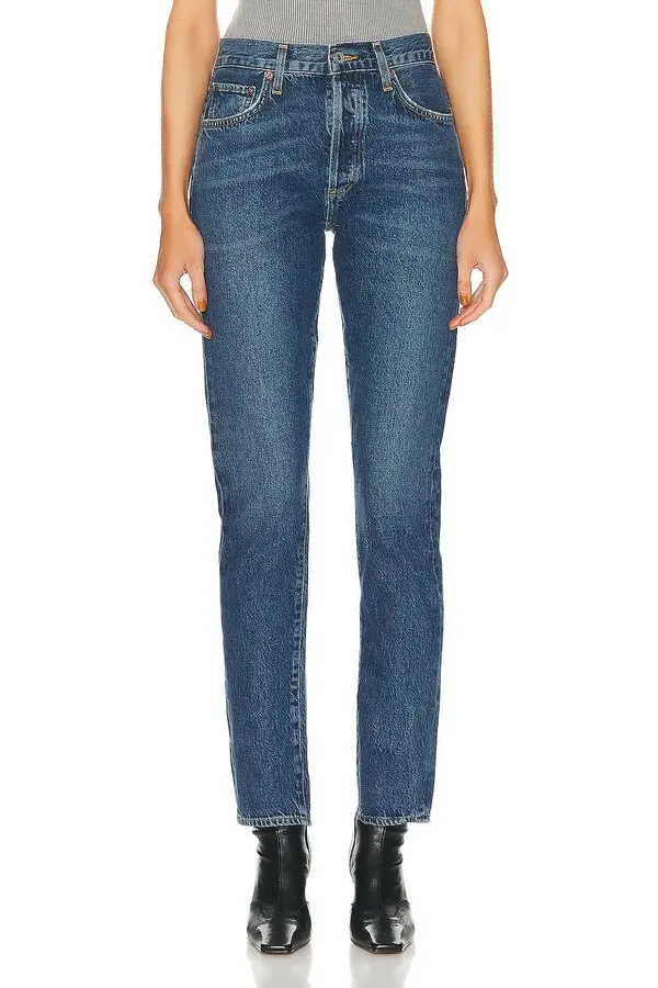 AGOLDE Austin Mid-rise Tapered Slim Jeans