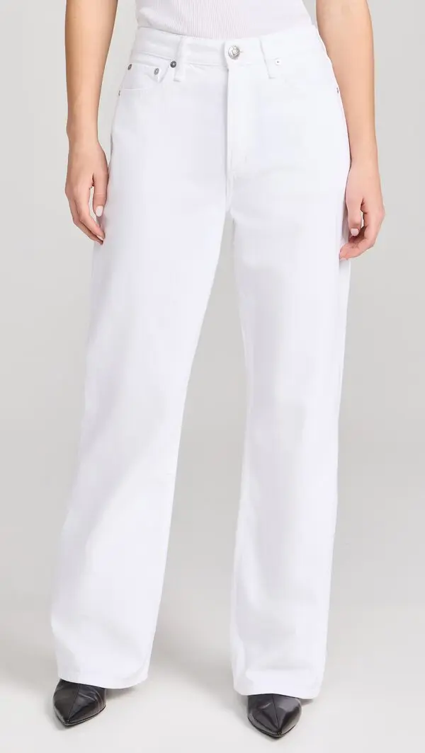 Rag & Bone Featherweight Logan Jeans - Optic Whit