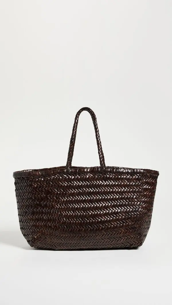 Dragon Diffusion Bamboo Triple Jump Tote - Dark Brown