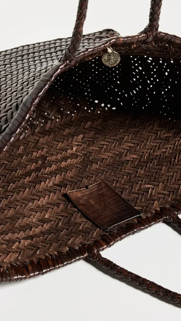 Dragon Diffusion Bamboo Triple Jump Tote - Dark Brown