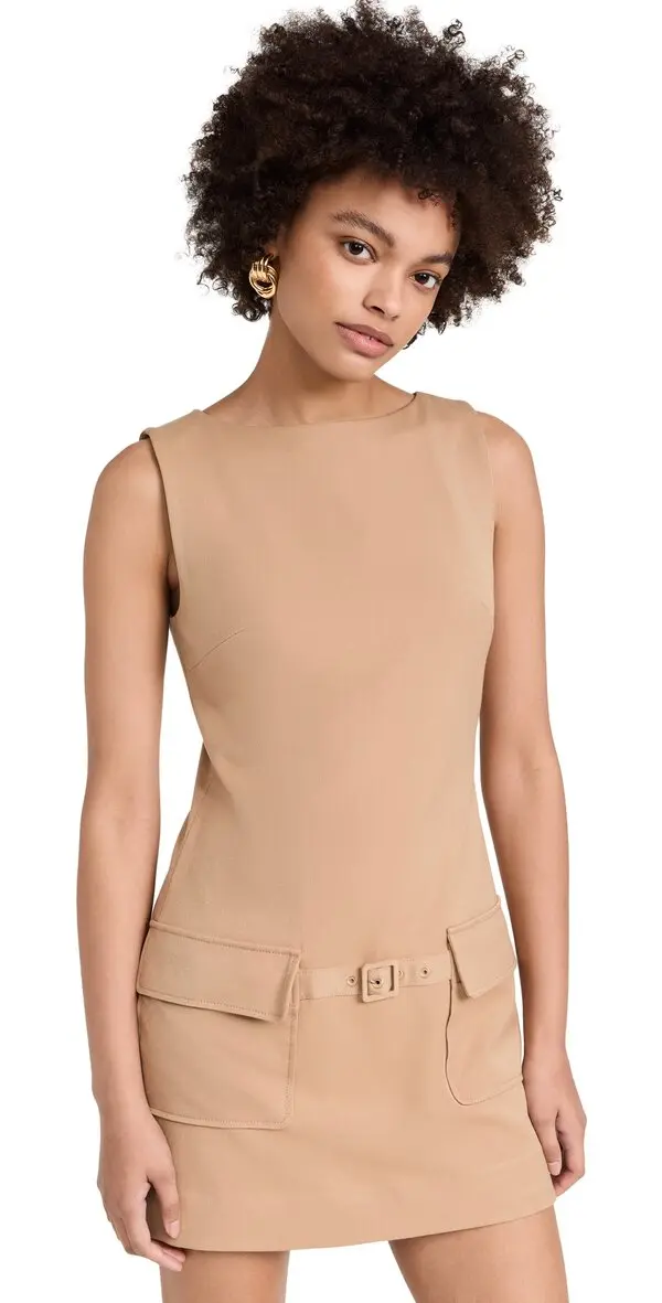 Staud Sheila Fitted Dress