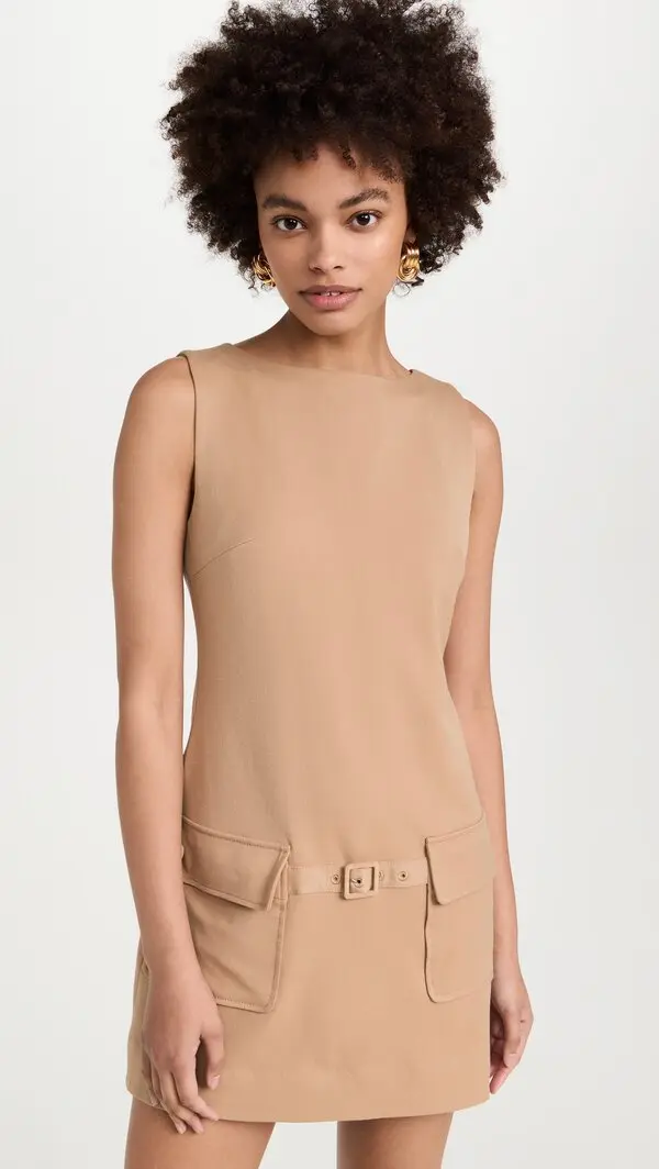 Staud Sheila Fitted Dress