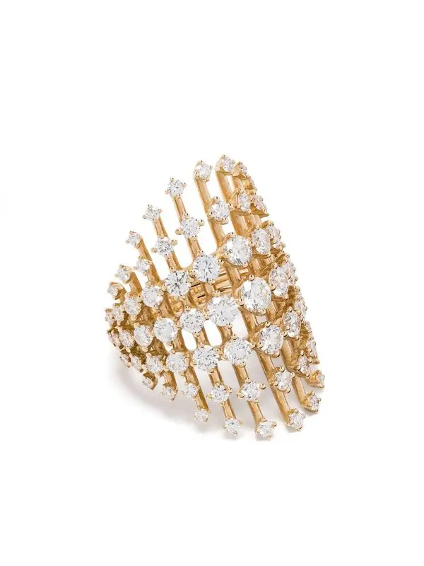 Fernando Jorge 18k Yellow Disco Diamond Ring