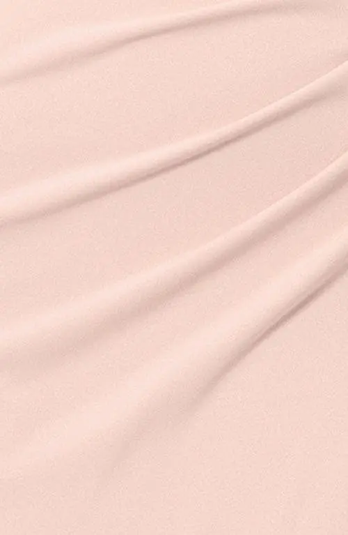 XSCAPE EVENINGS Ruffle One-shoulder Scuba Crepe Gown - Blush