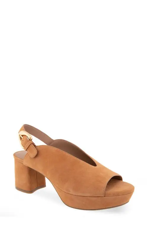 Aerosoles Cornelia Slingback Platform Sandal - Tan