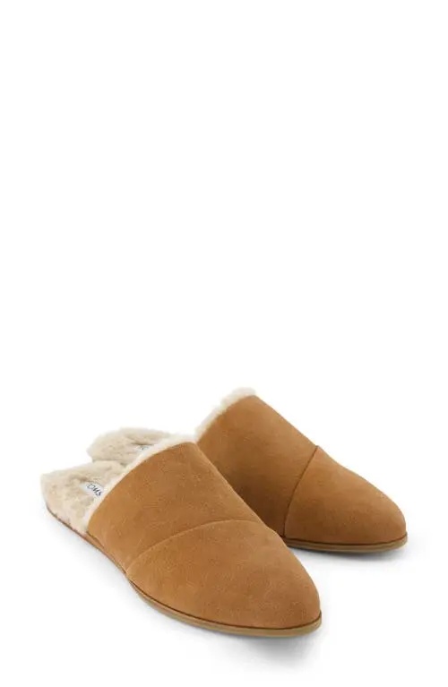 Toms Jade Mule - Brown/faux Fur