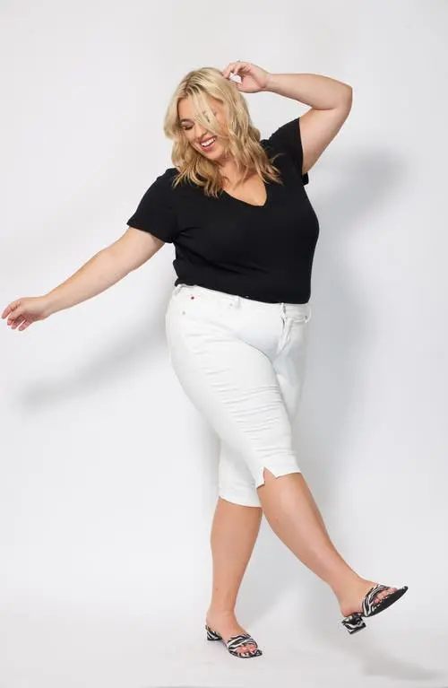SLINK JEANS Pirate Crop Jeans - Clare