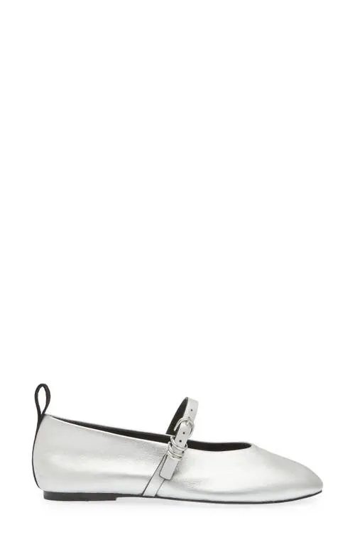 Rag & Bone Spire Mary Jane Flat - Slvr