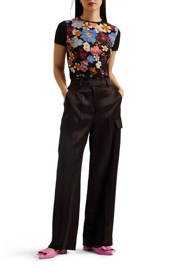Ted Baker London Beala Floral Fitted T-shirt