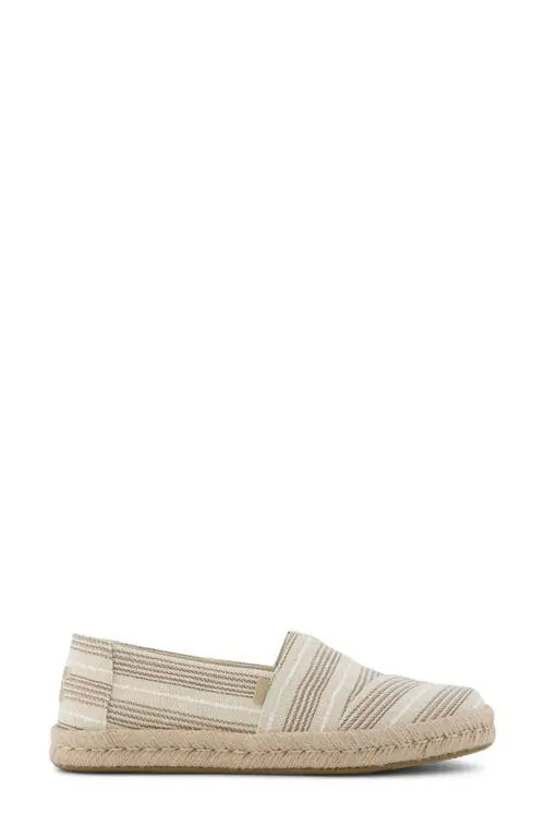 Toms Alrope Espadrille Slip-on - Natural Stripe