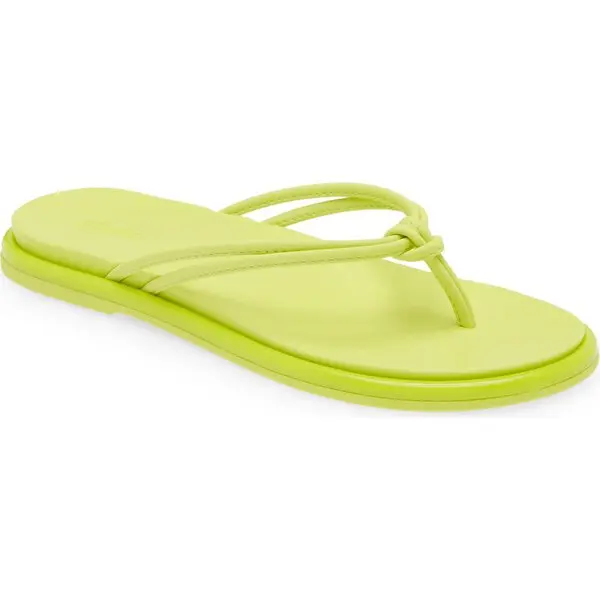 Olukai Knotted Strap Flip-flops - Citron/citron