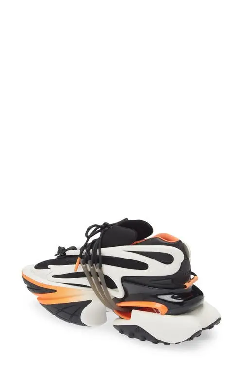 Balmain Bbold Mixed-media Sneakers