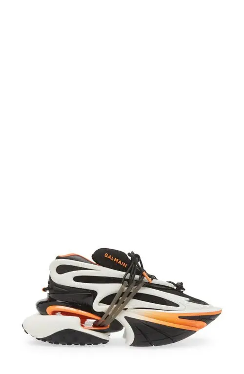 Balmain Bbold Mixed-media Sneakers