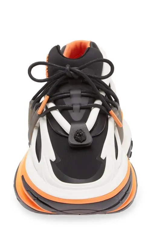 Balmain Bbold Mixed-media Sneakers