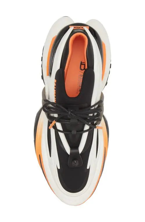 Balmain Bbold Mixed-media Sneakers
