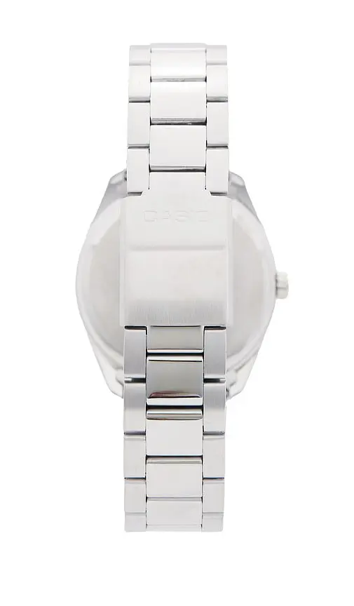 Casio Analog Watch - Silver & Blue