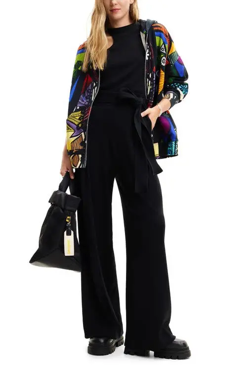 Desigual Knit Wide Leg Trousers