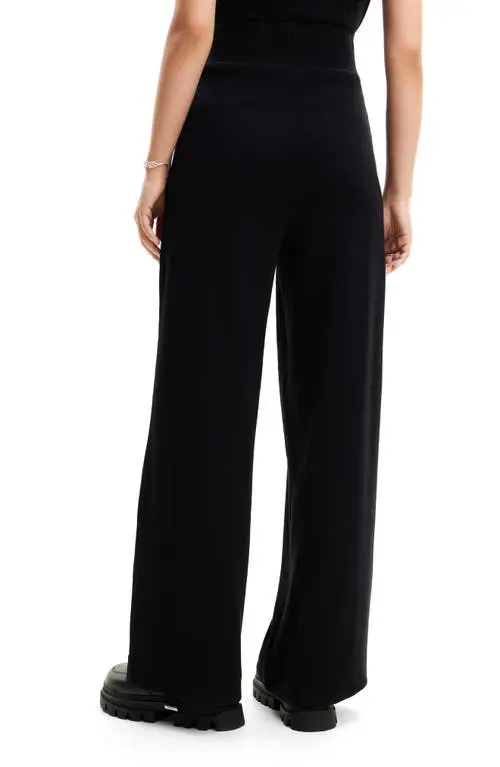 Desigual Knit Wide Leg Trousers
