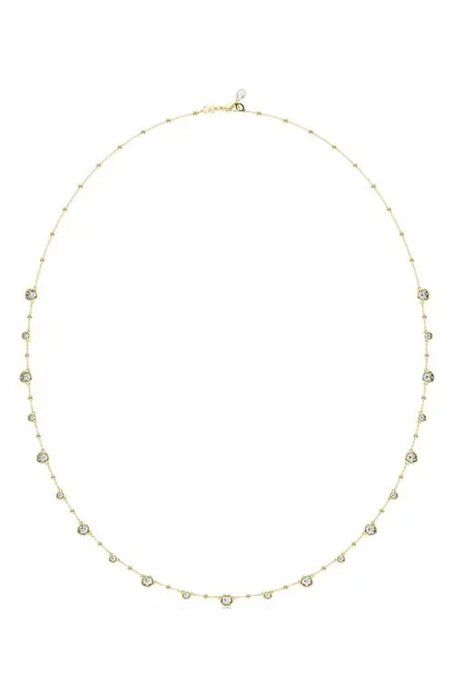 SWAROVSKI Imber Long Crystal Necklace - Gold