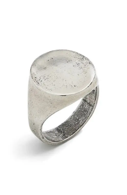 DEGS & SAL Sterling Signet Ring - Silver