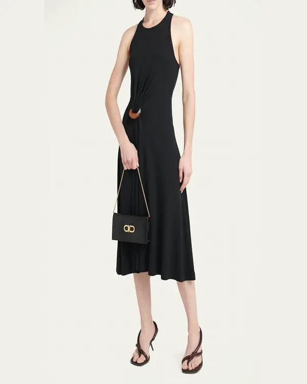 FERRAGAMO Double Gancio Shoulder Bag