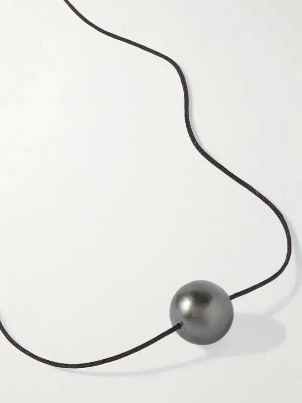 Sophie Buhai Net Sustain Emilie Cord, Pearl And Choker - Silver