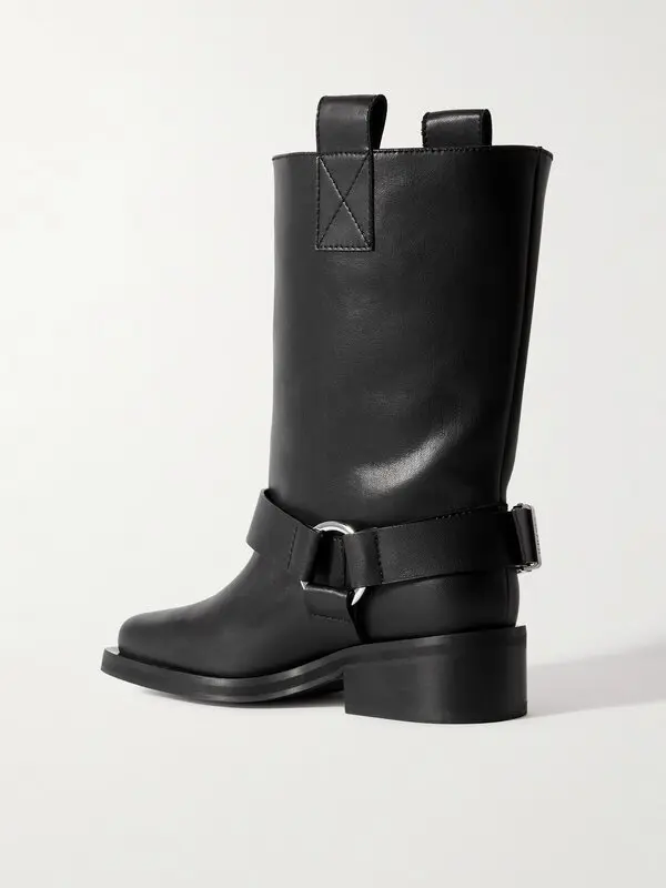 GANNI Net Sustain Recycled-leather Boots
