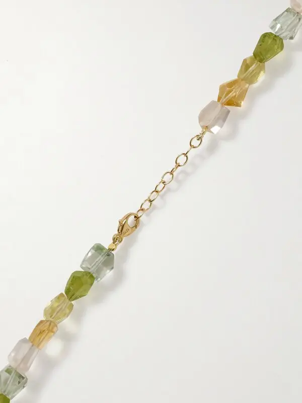 Jia Jia Stone Quartz Necklace - Multi
