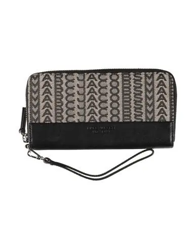 Marc Jacobs Wallet Textile Fibers, Leather - Black