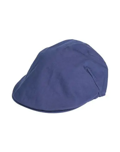Borsalino Cotton Flat Cap - Blue