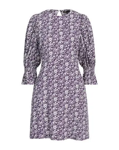 Maje Mini Floral-print Flared Dress