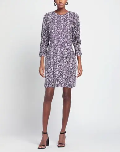 Maje Mini Floral-print Flared Dress