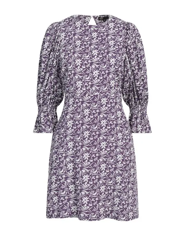 Maje Mini Floral-print Flared Dress
