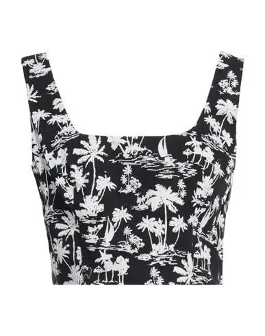 Maje Cotton Hawaiian-print Crop Top