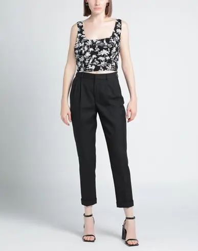 Maje Cotton Hawaiian-print Crop Top