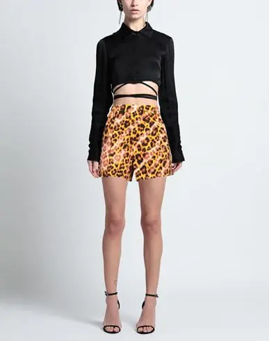 Sandro Leopard Print High-waisted Shorts